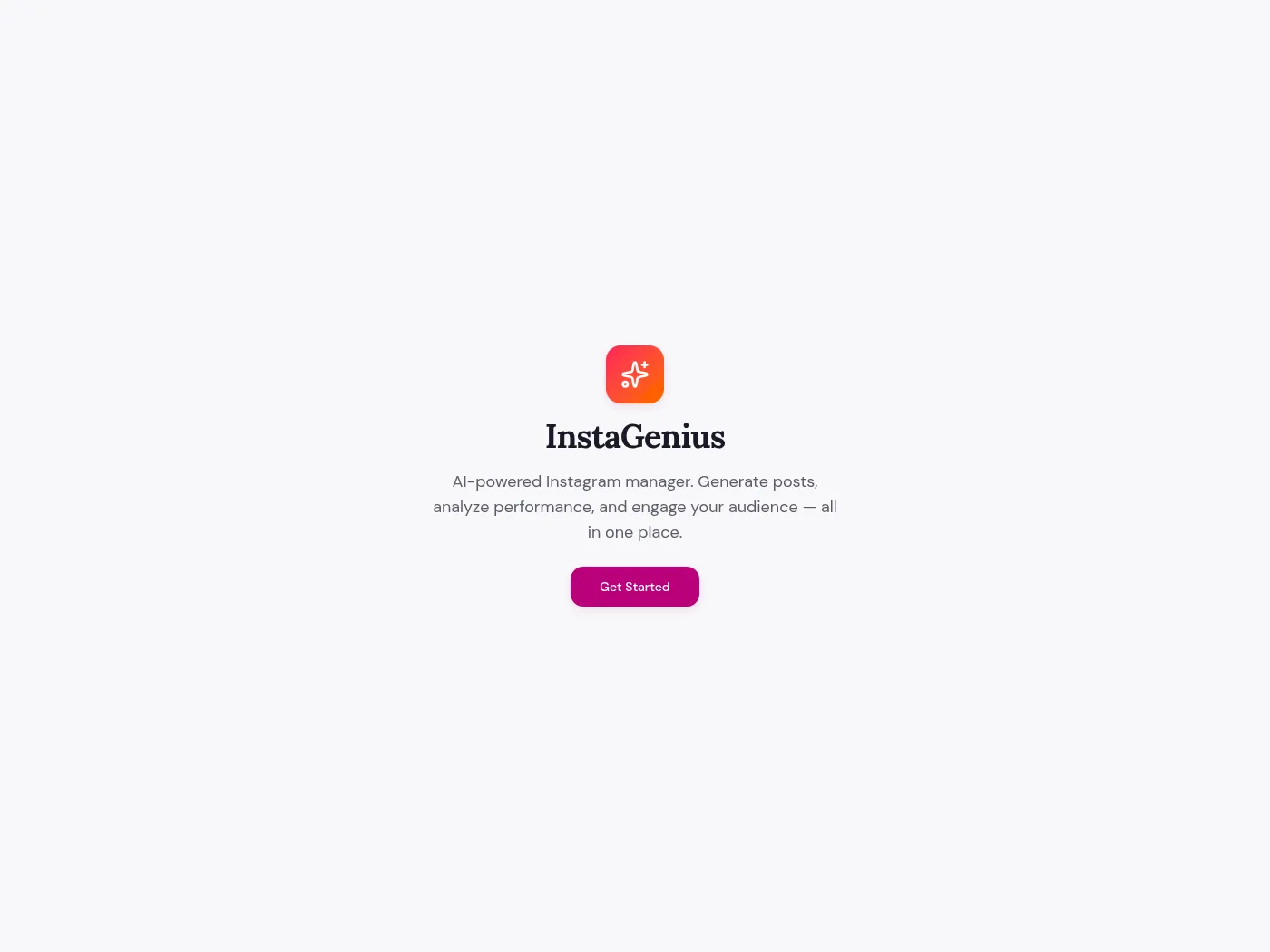 InstaGenius AI Managerm