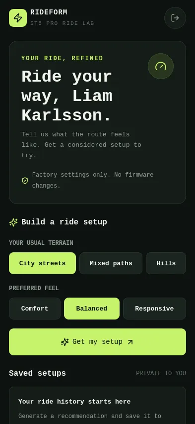 Scooter AI Tuner