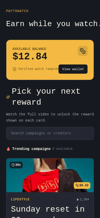 PayToWatch