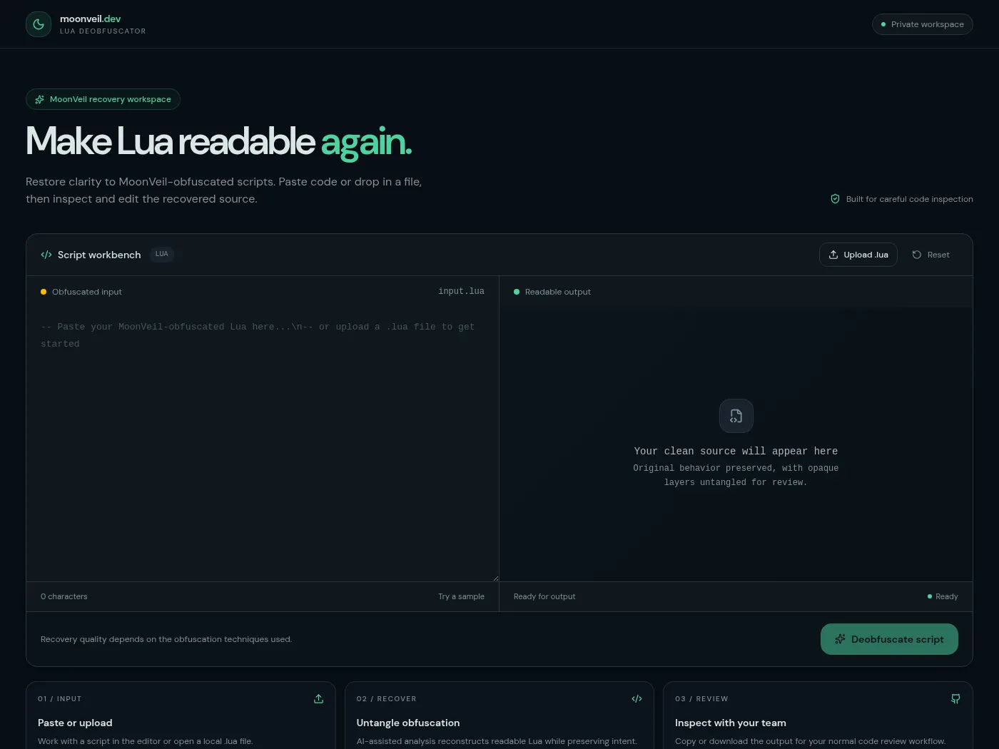 MoonVeil Deobfuscator