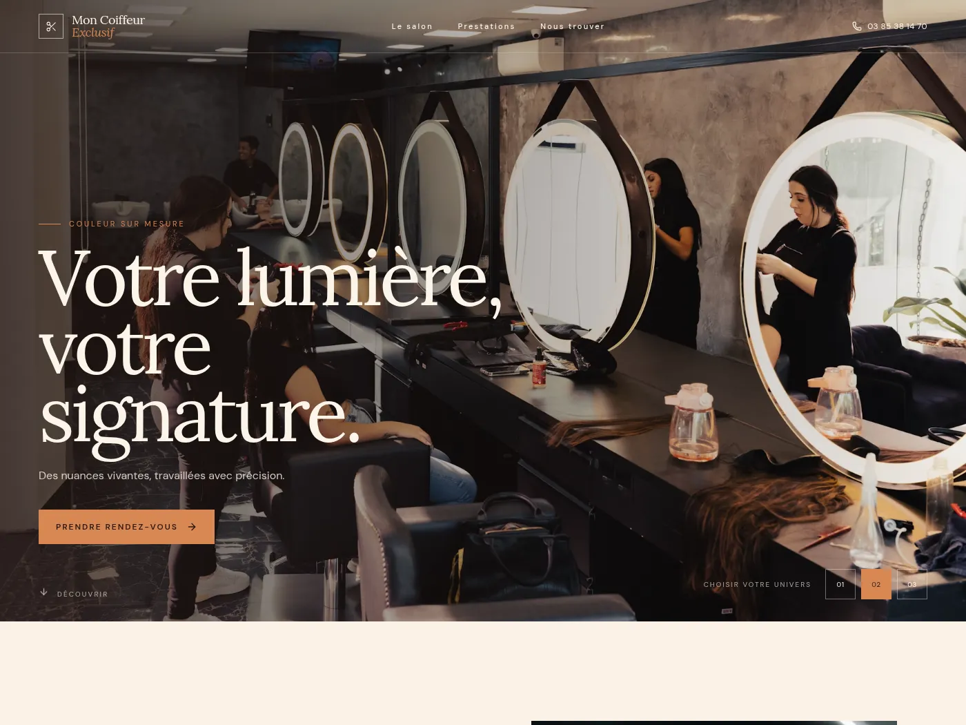 Mon Coiffeur Exclusif Web