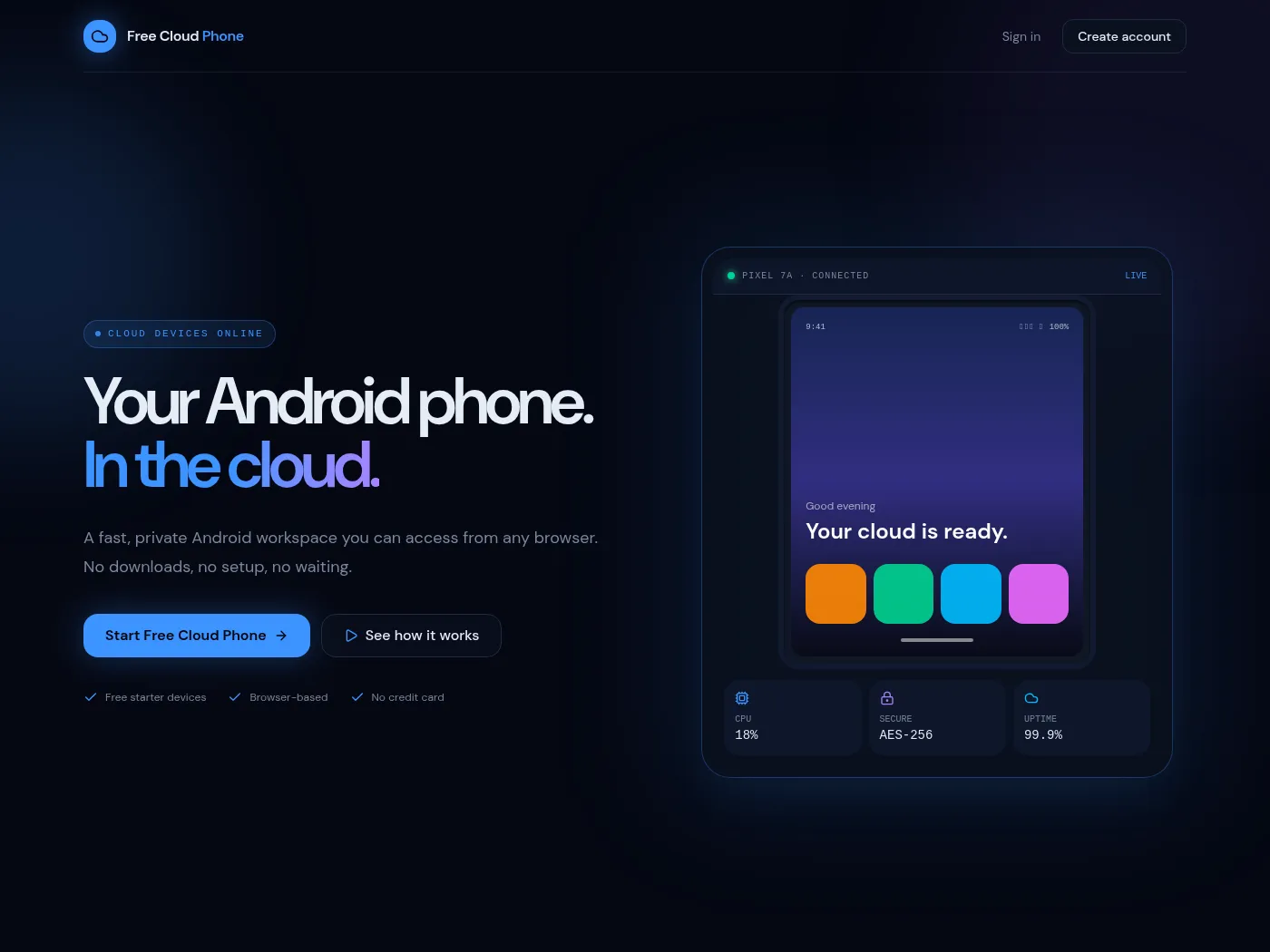 Free Cloud Phone