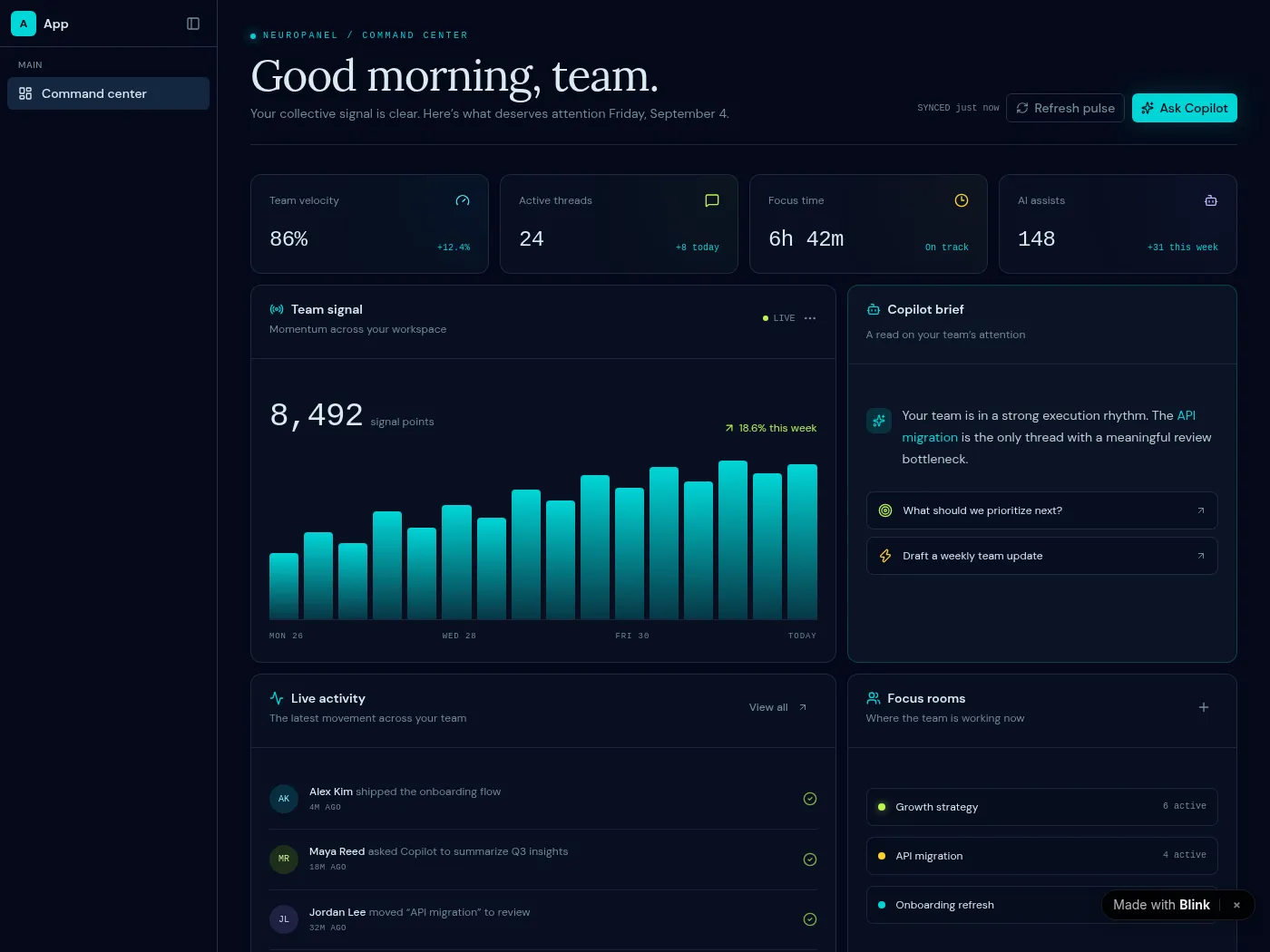 NeuroPanel Dashboard