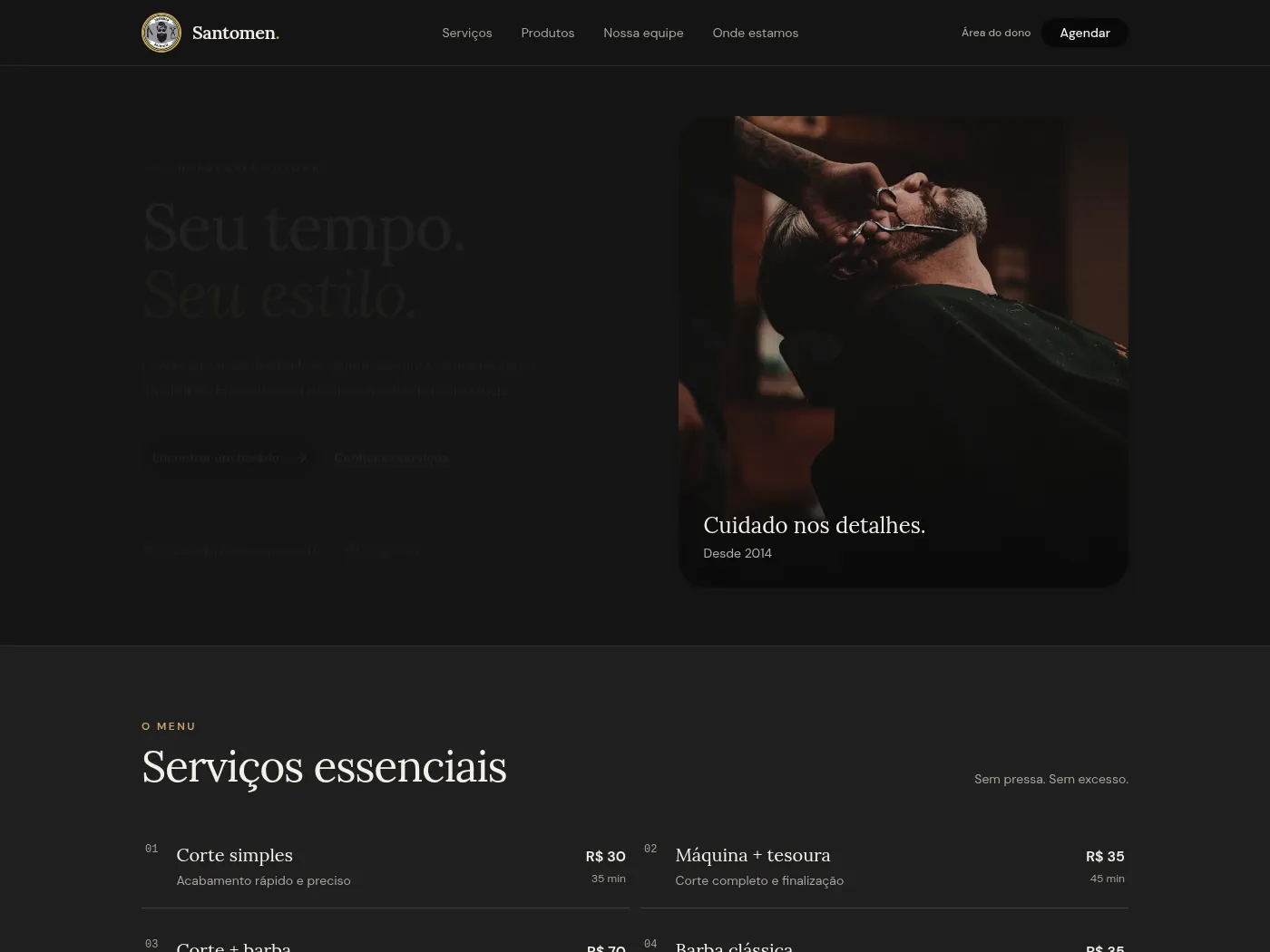 Santomen Online Booking