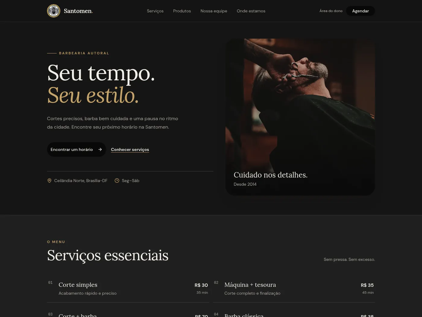 Santomen Online Booking