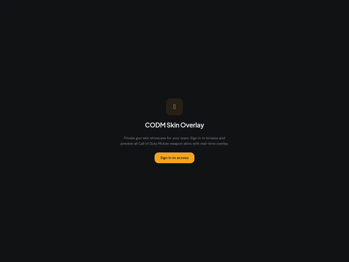 CODM Skin Overlay
