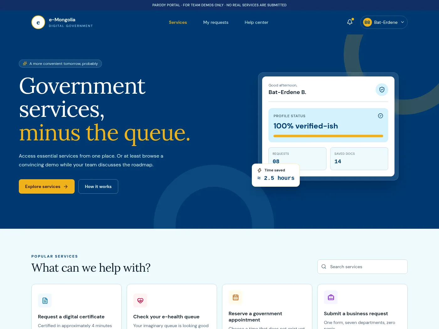 Mongolia Parody Portal