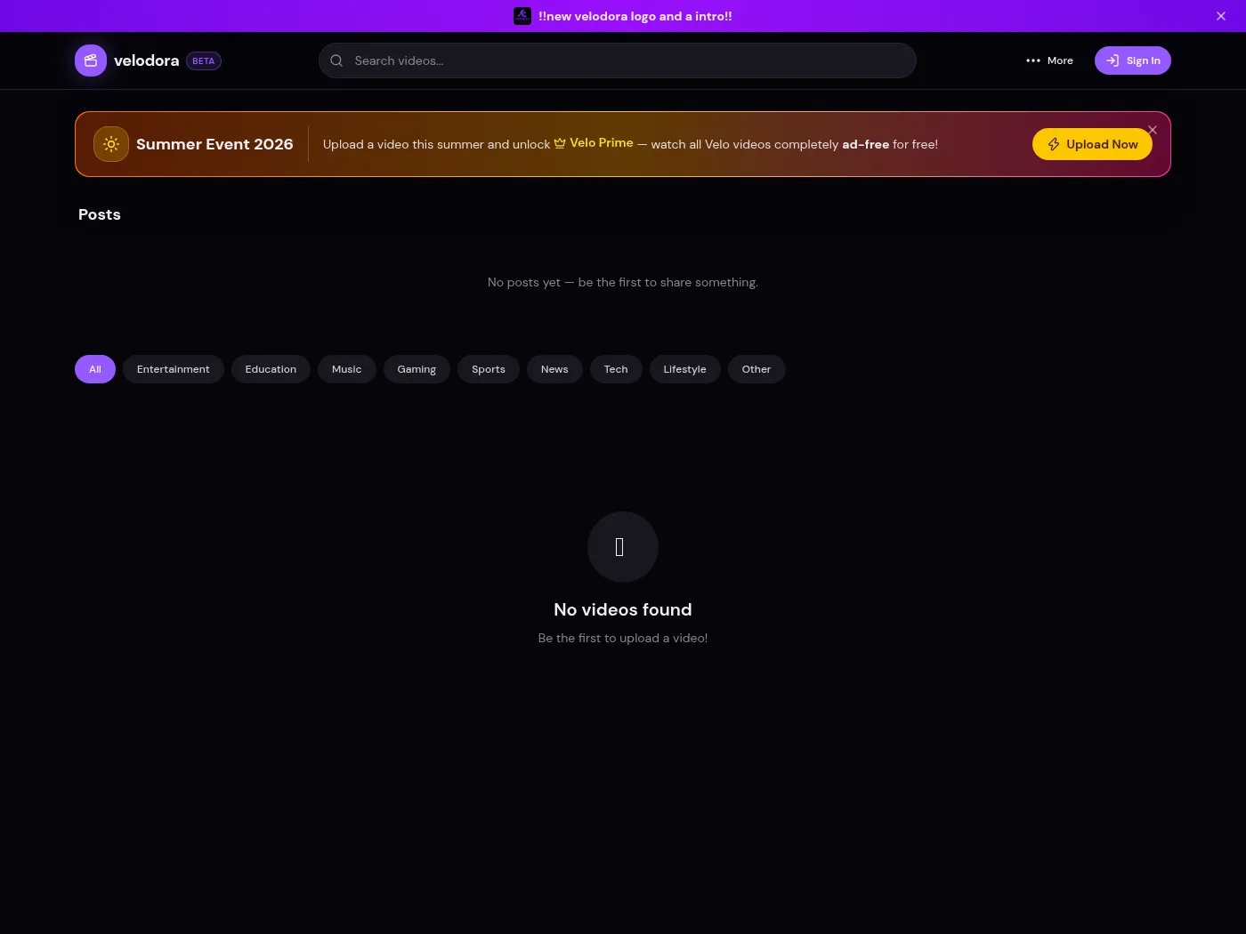 Velodora App Rebuild