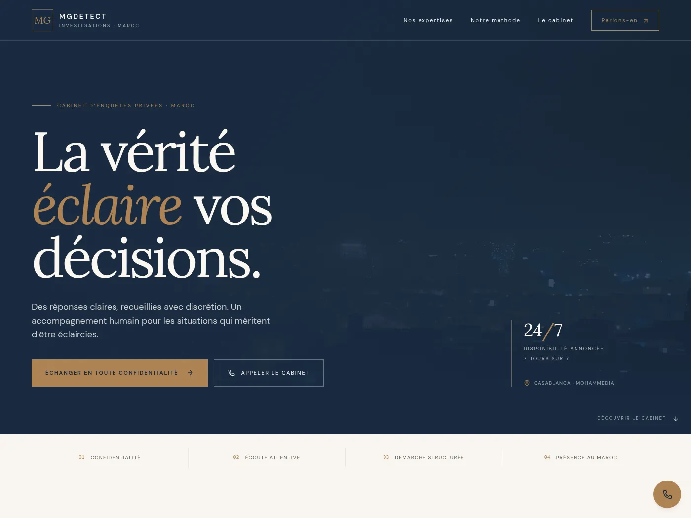 MGDetective Website Revamp