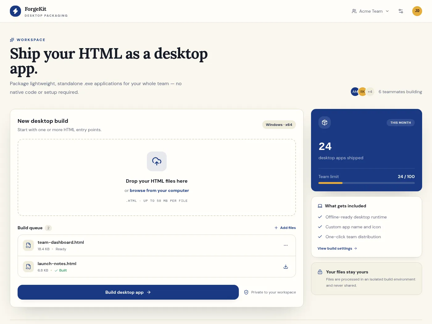 HTML to EXE Converter
