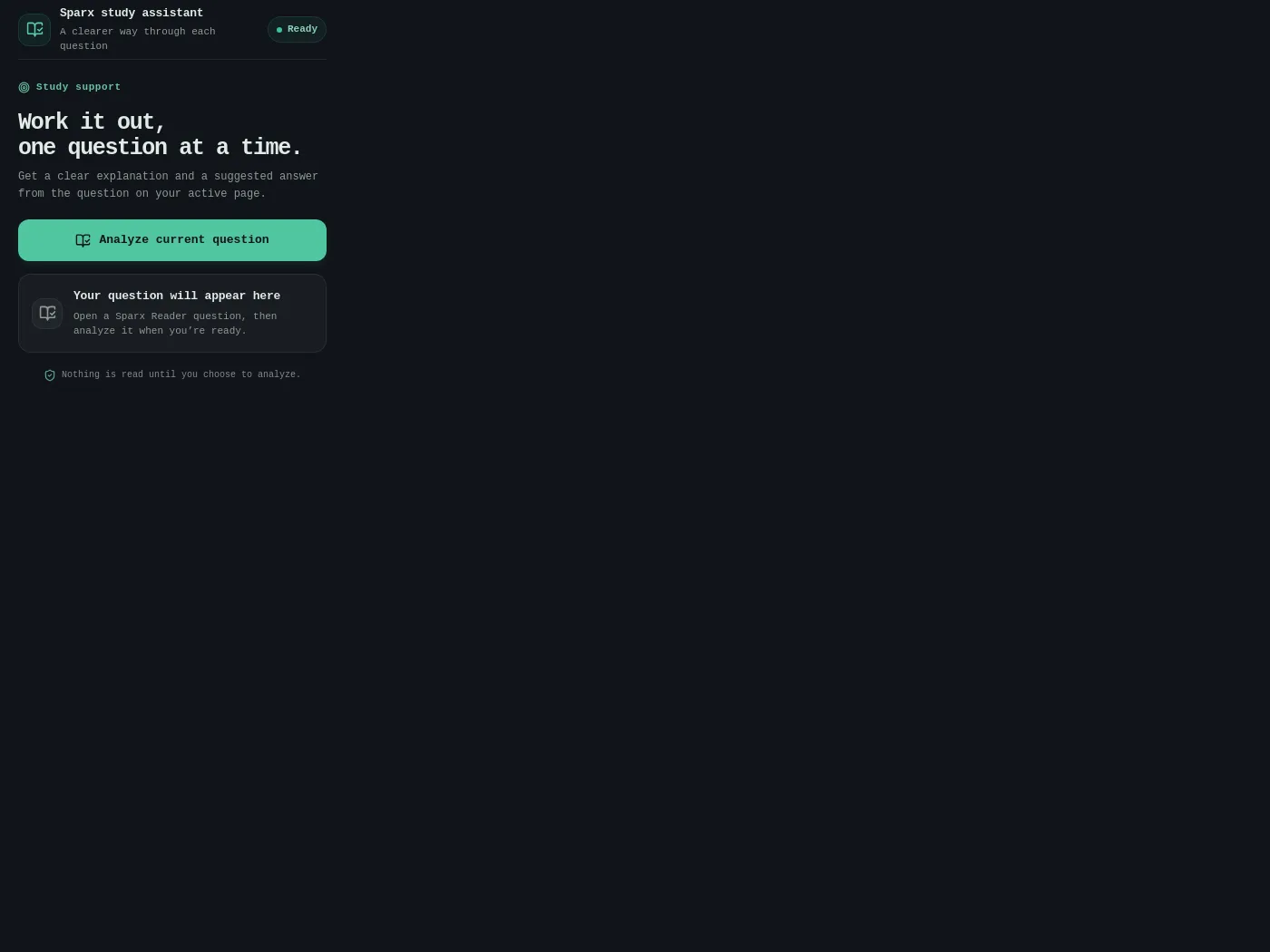 Sparx AI Study Assistant