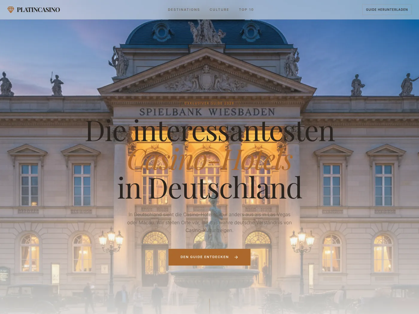 PlatinCasino Deutschland Guide