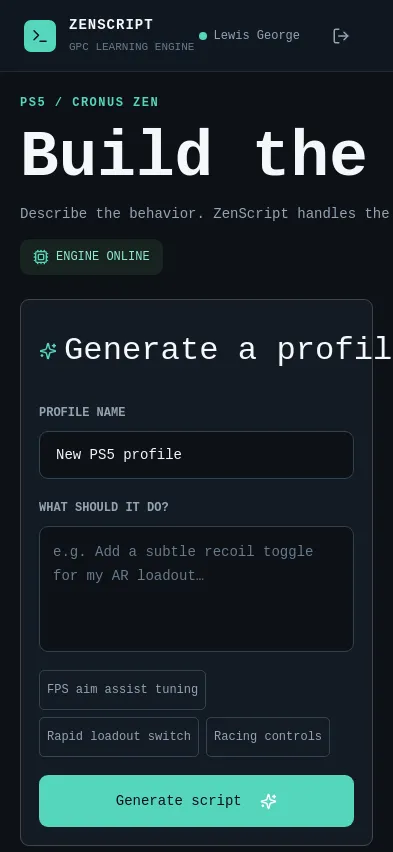 ZenScript AI Mobile