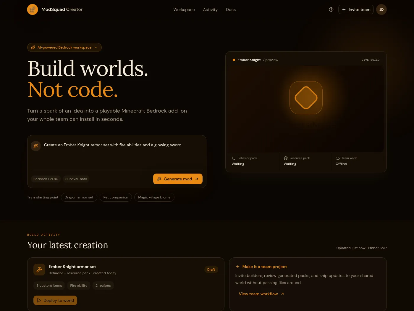 ModSquad Creator