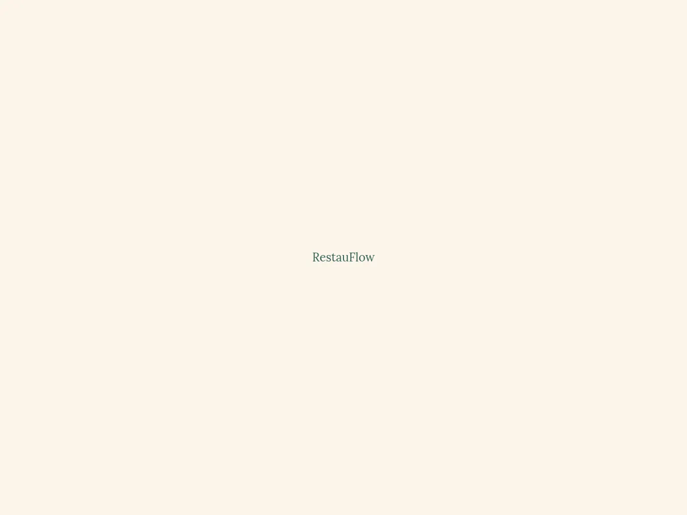 RestauFlow Manager