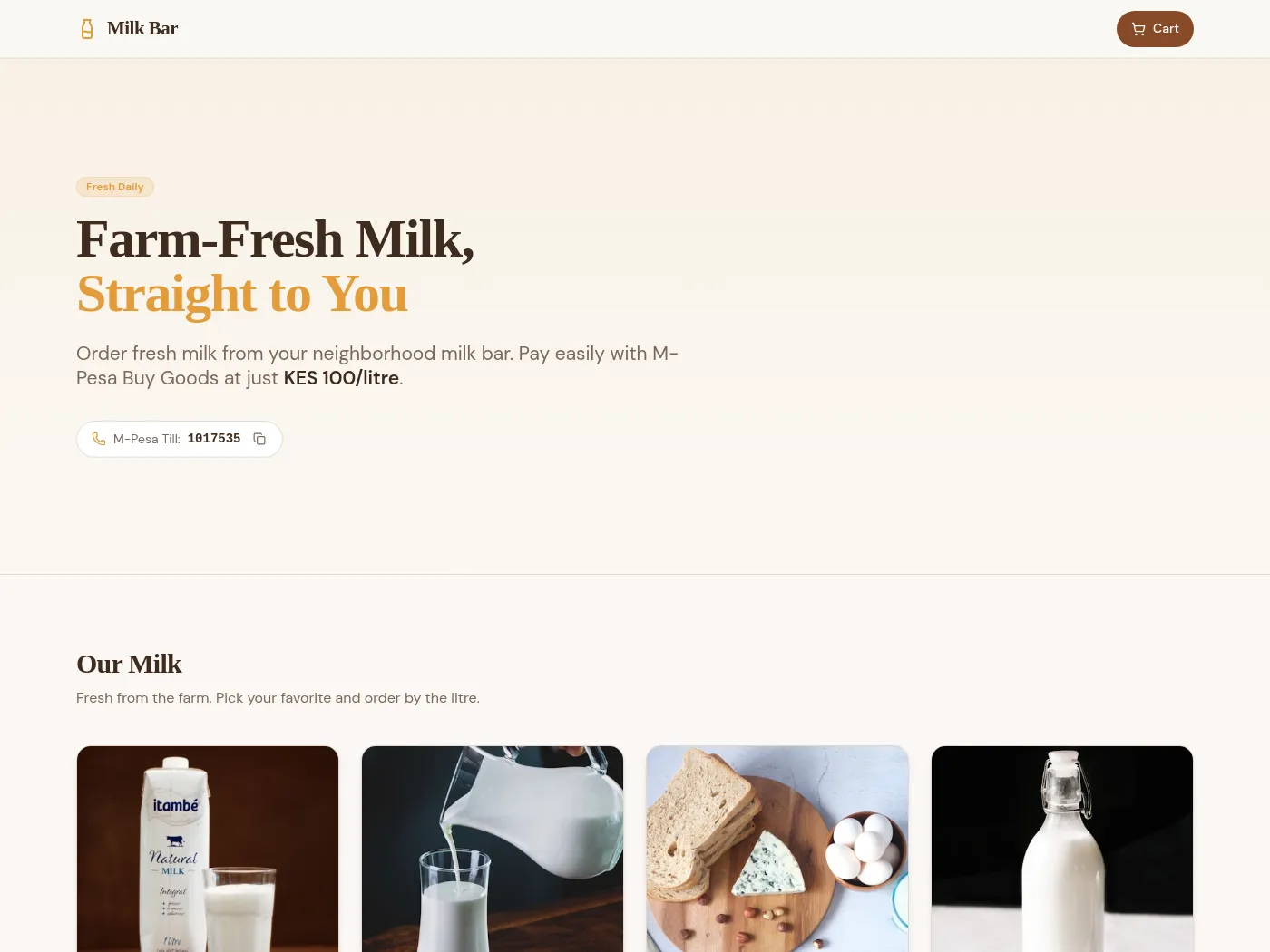 Milk Bar Online Store