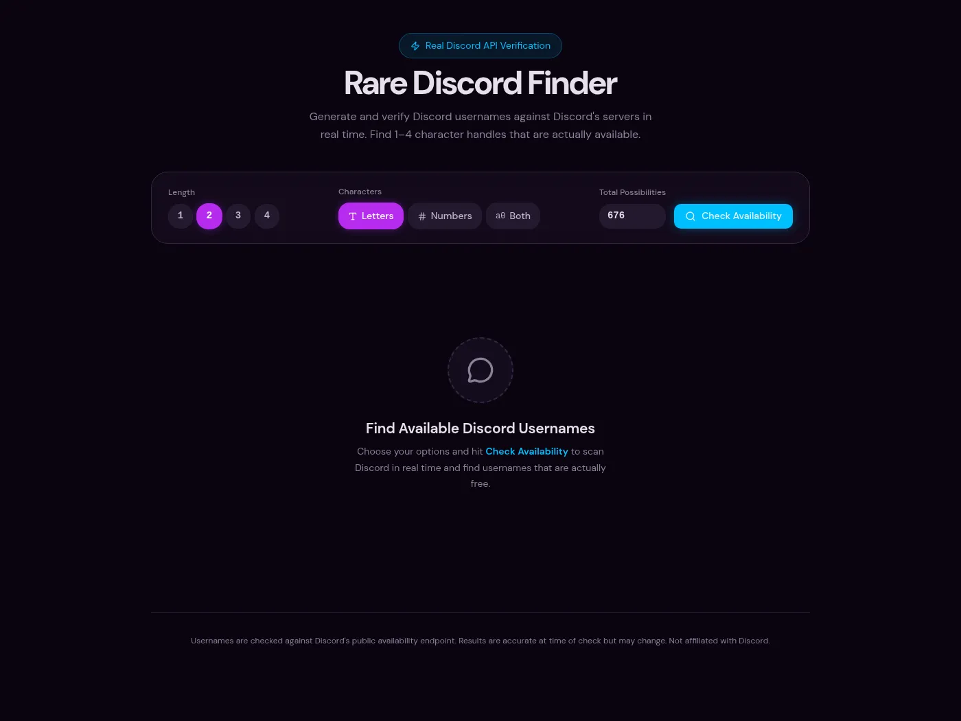 Rare Discord Finder