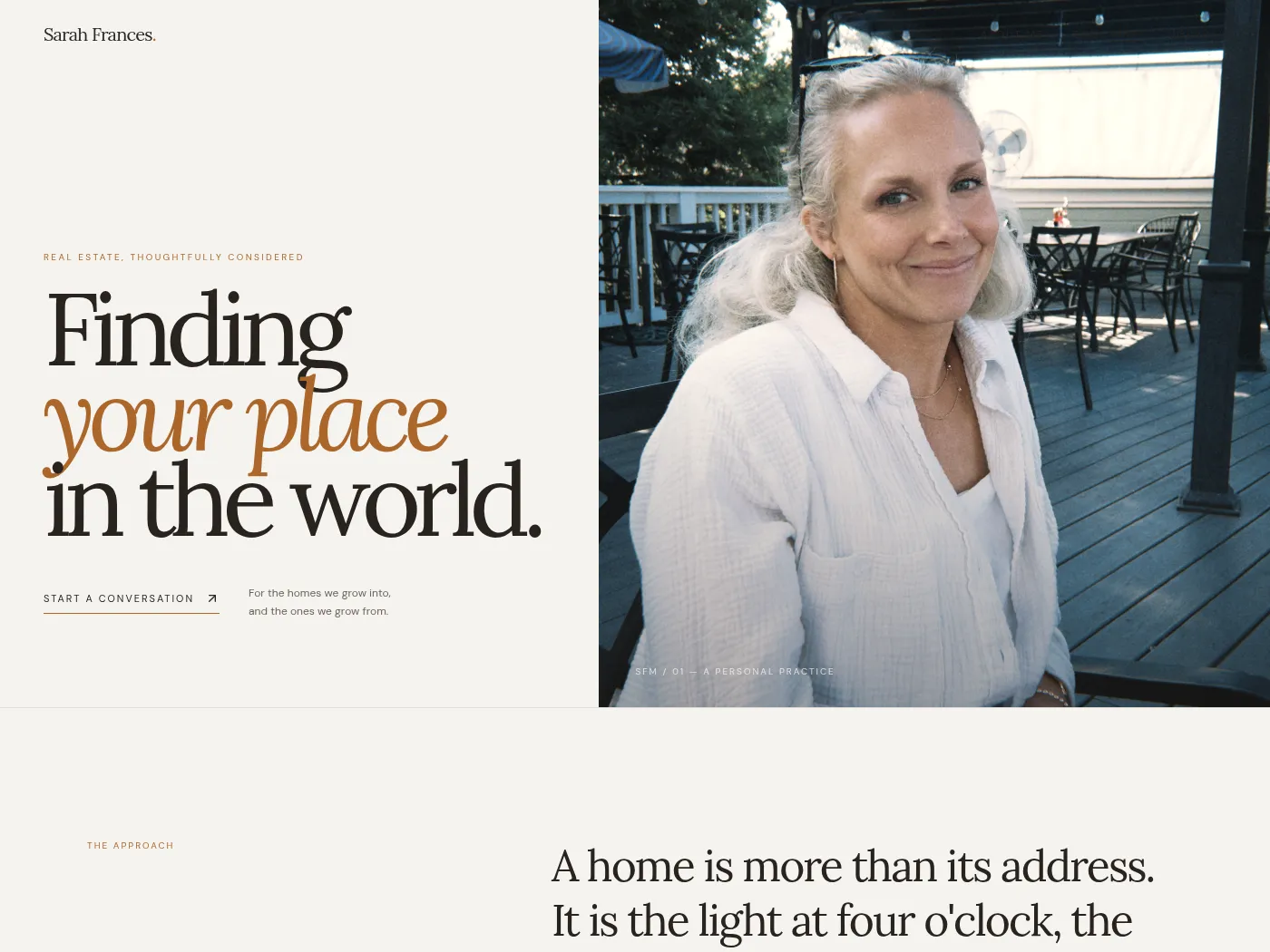 Sarah Frances Realty Site
