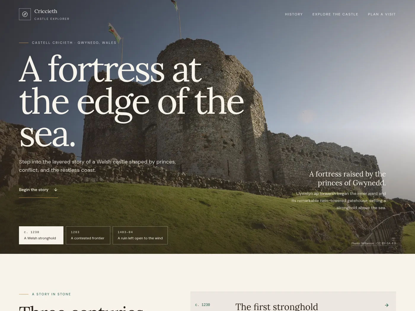 Criccieth Castle Explorer