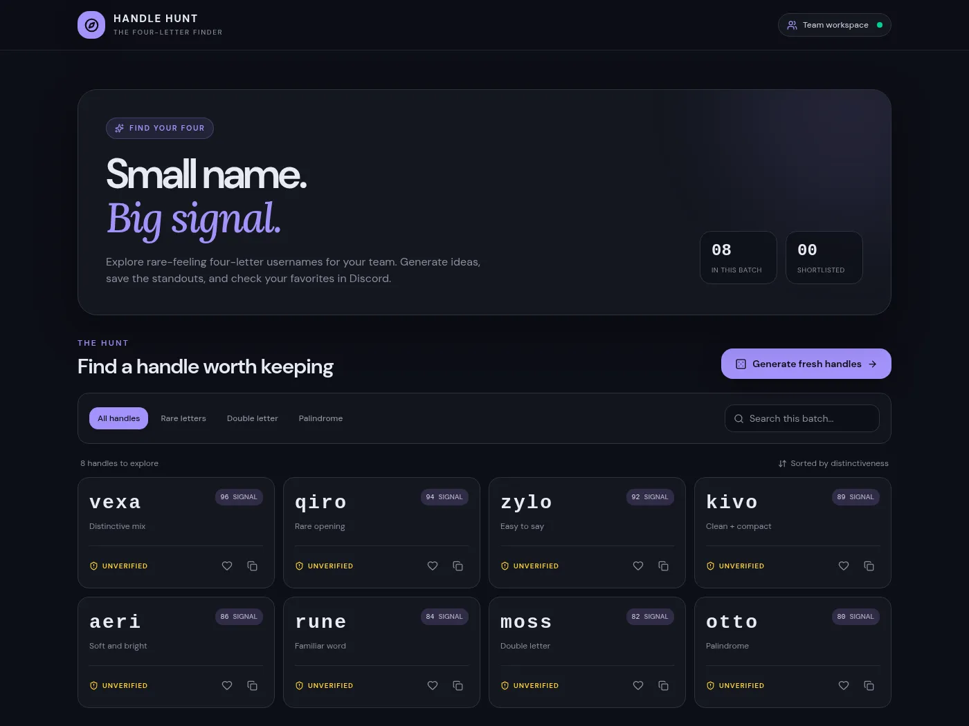 Discord Handle Hunter
