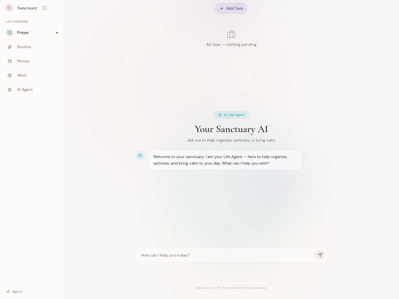 Sanctuary Life OS