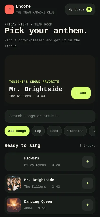 PartyKaraoke Mobile