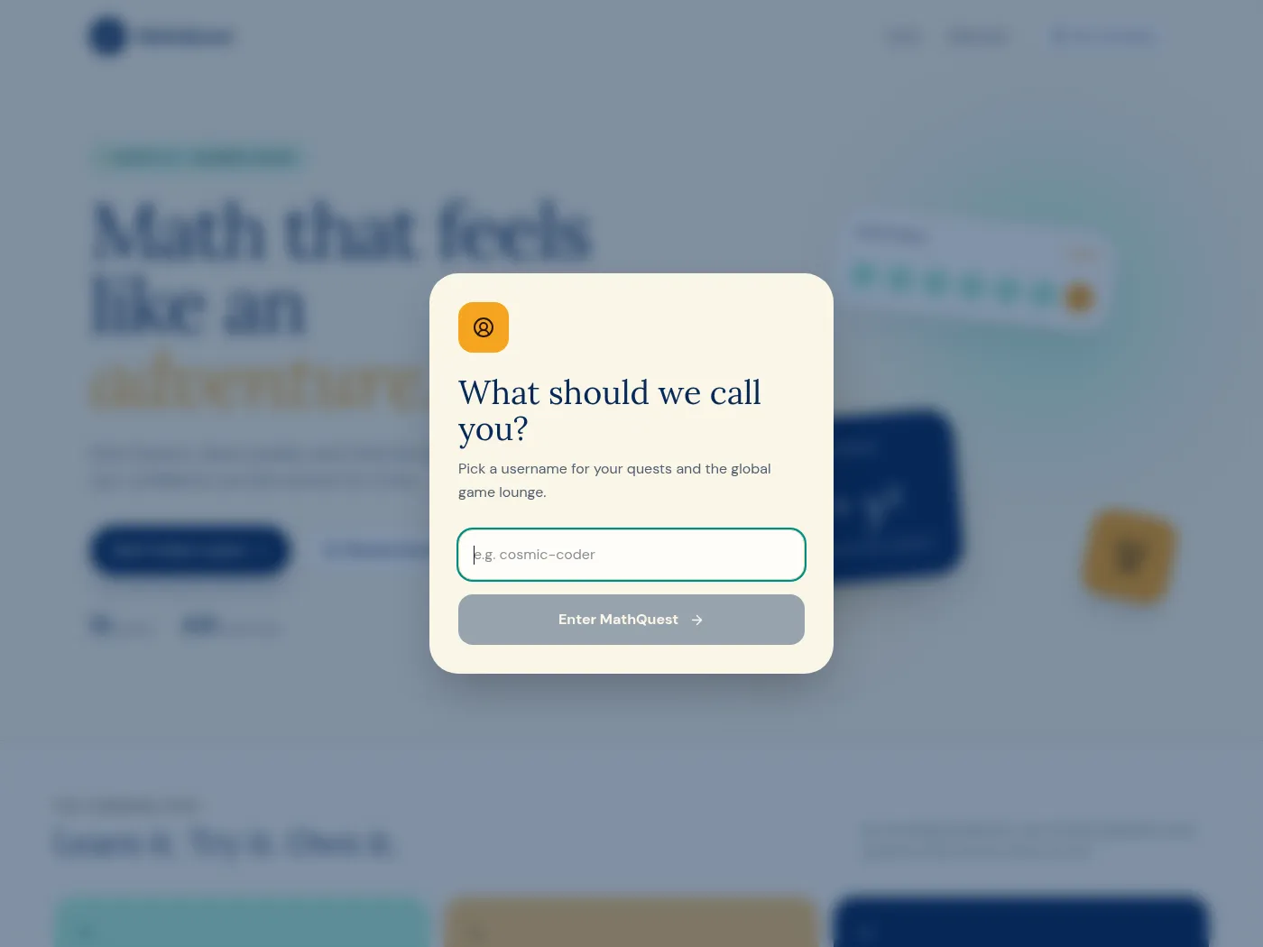 MathQuest Portal