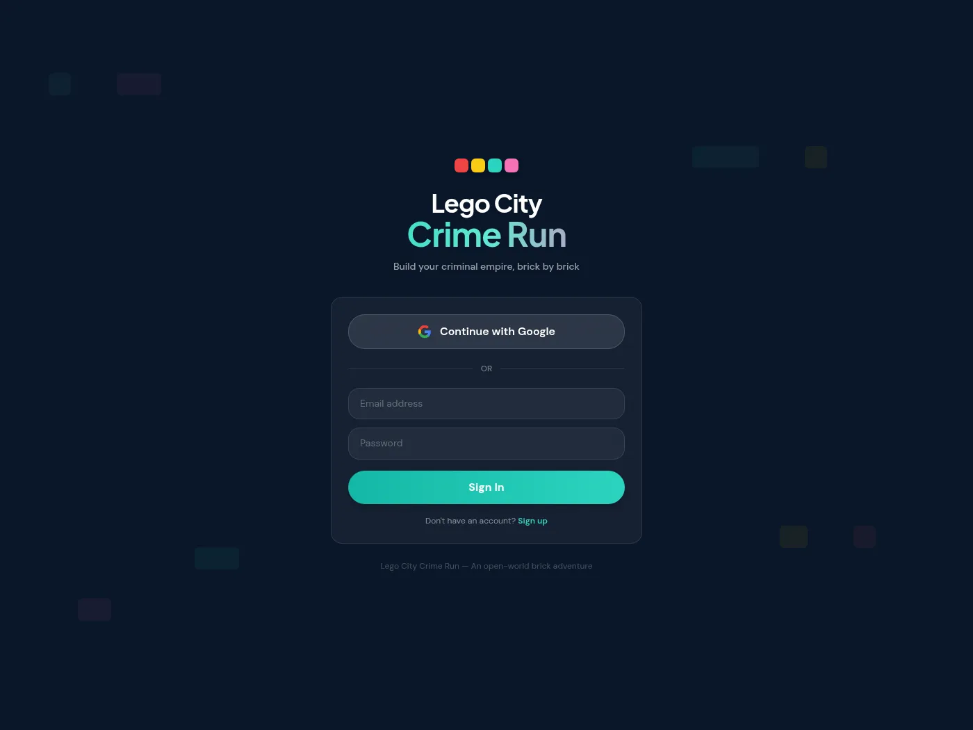 Lego City Crime Run
