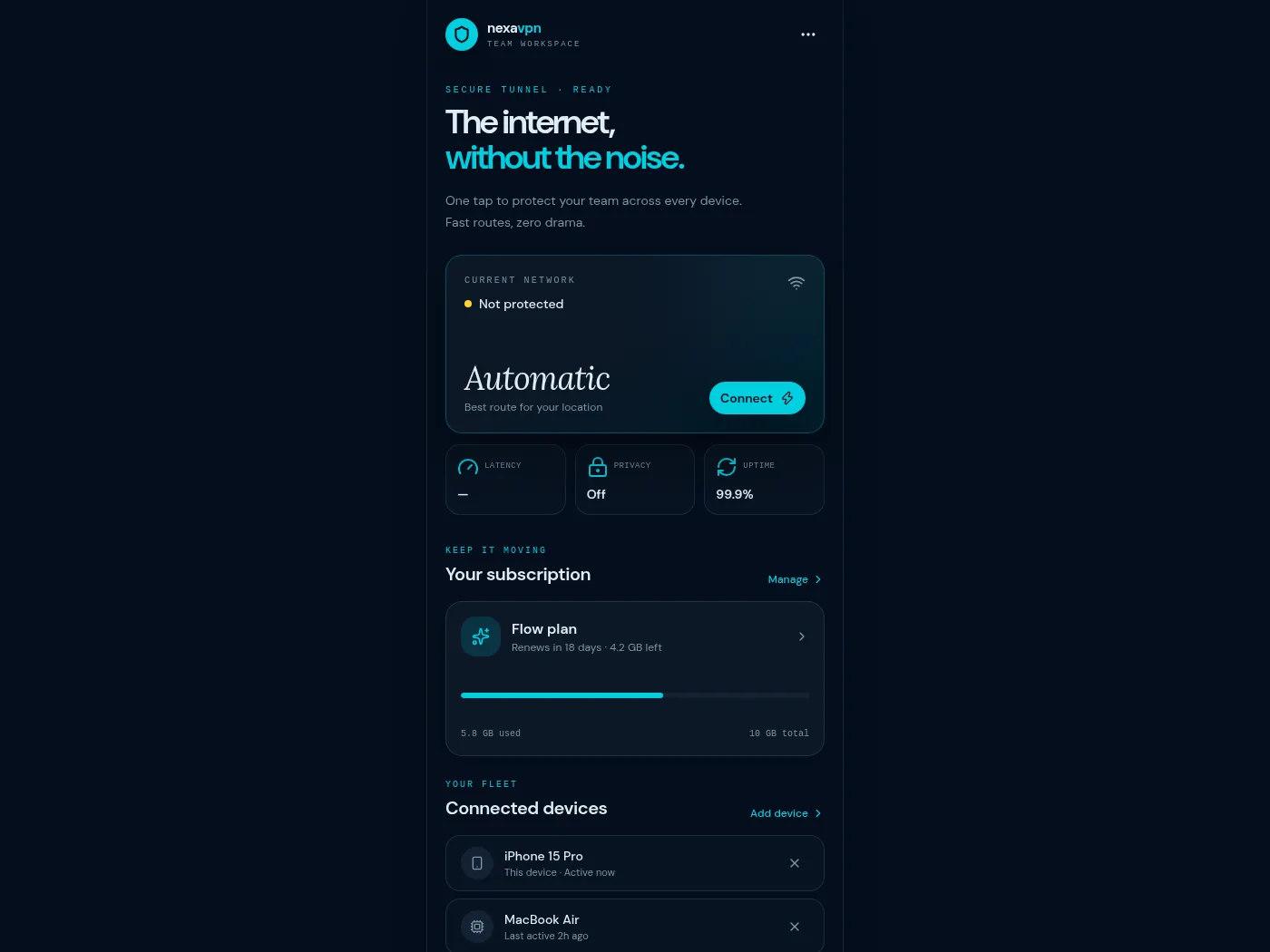 VPN Sub Manager Mini App