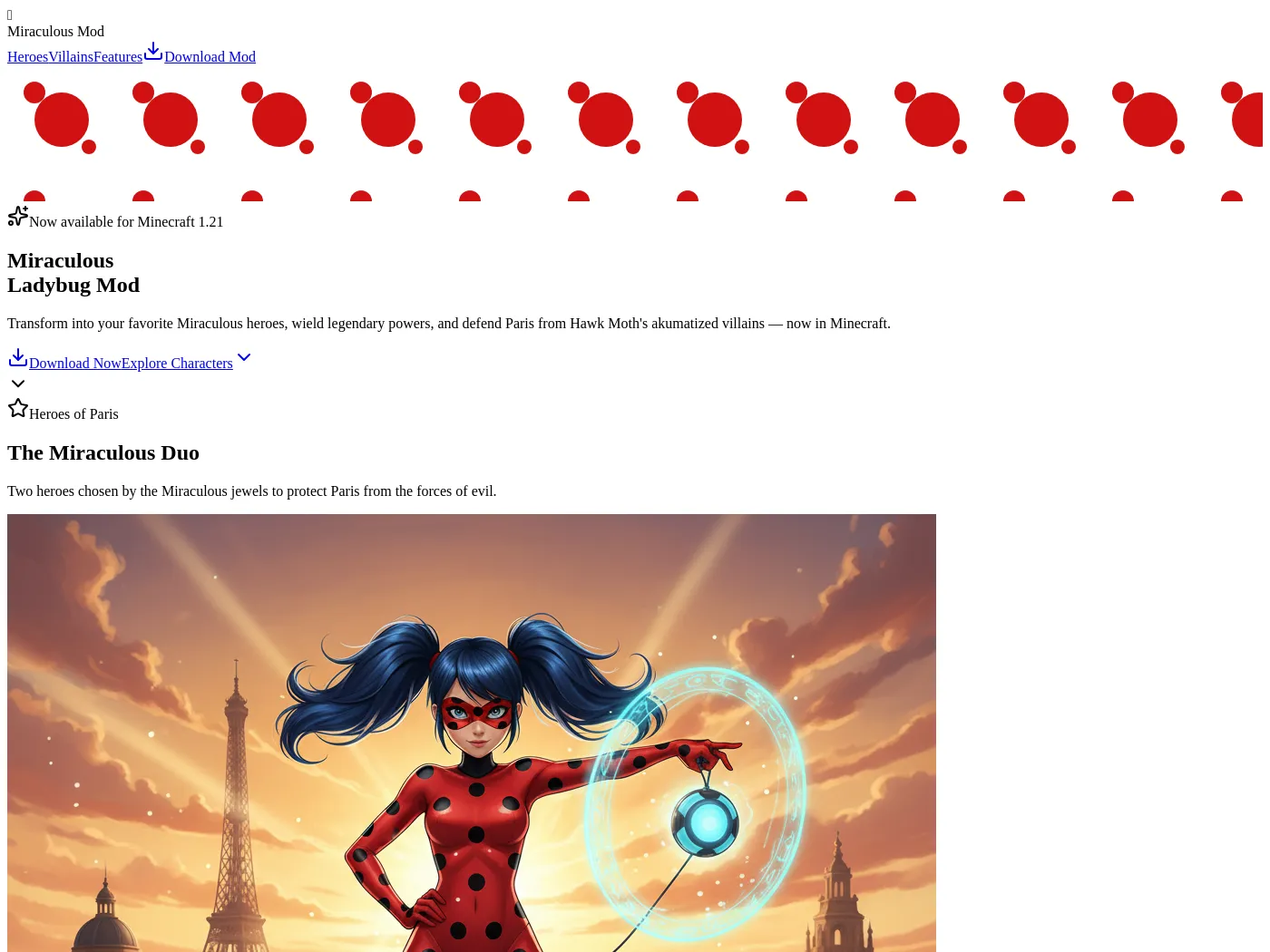Miraculous Ladybug Mod
