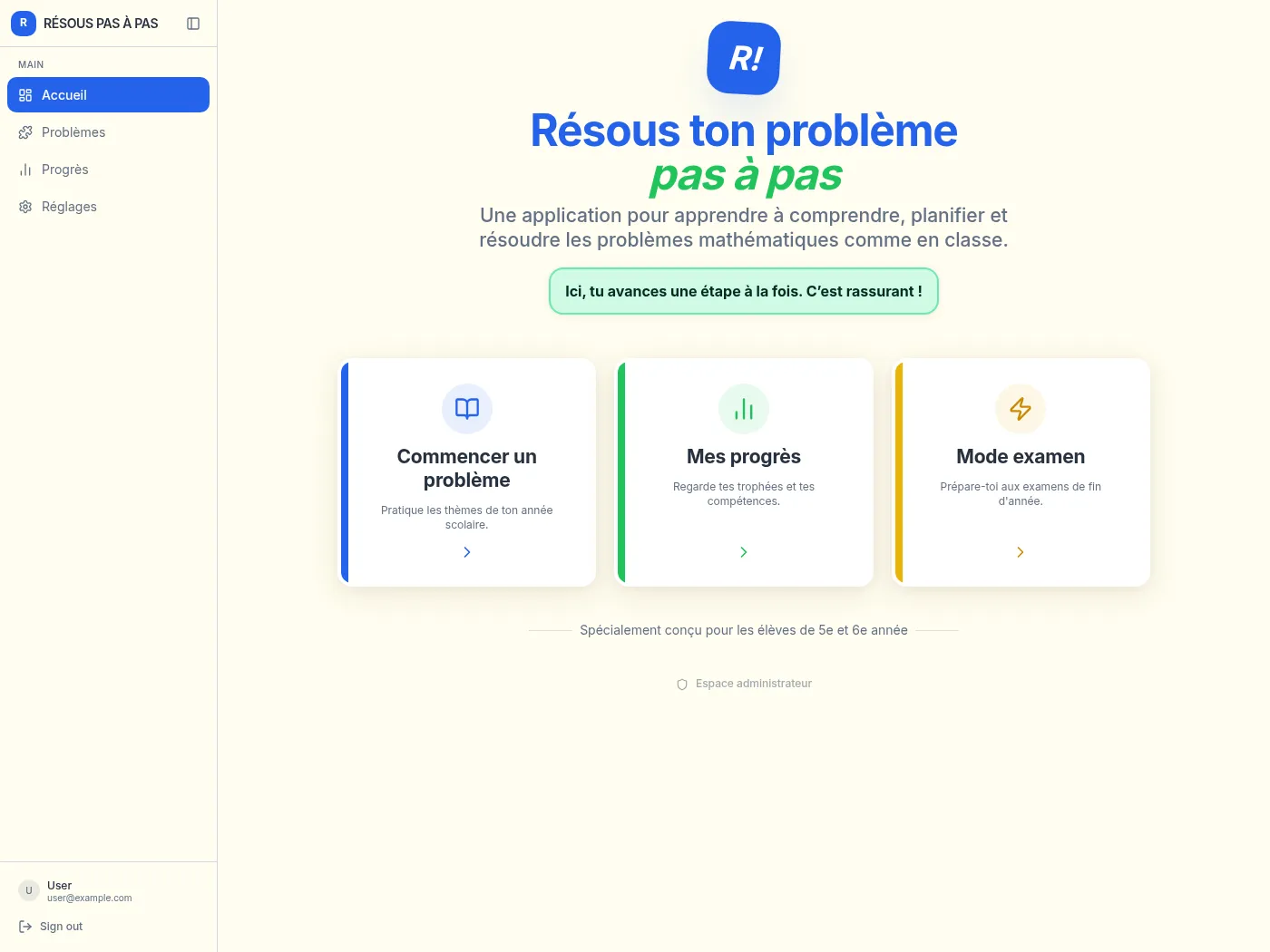 Résous Pas à Pas (Québec)