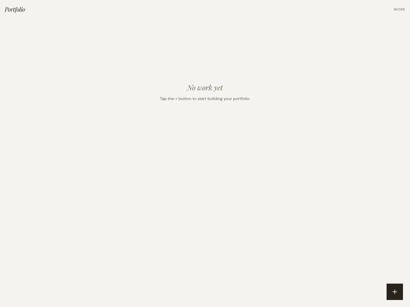 Portfolio Scroll Showcase