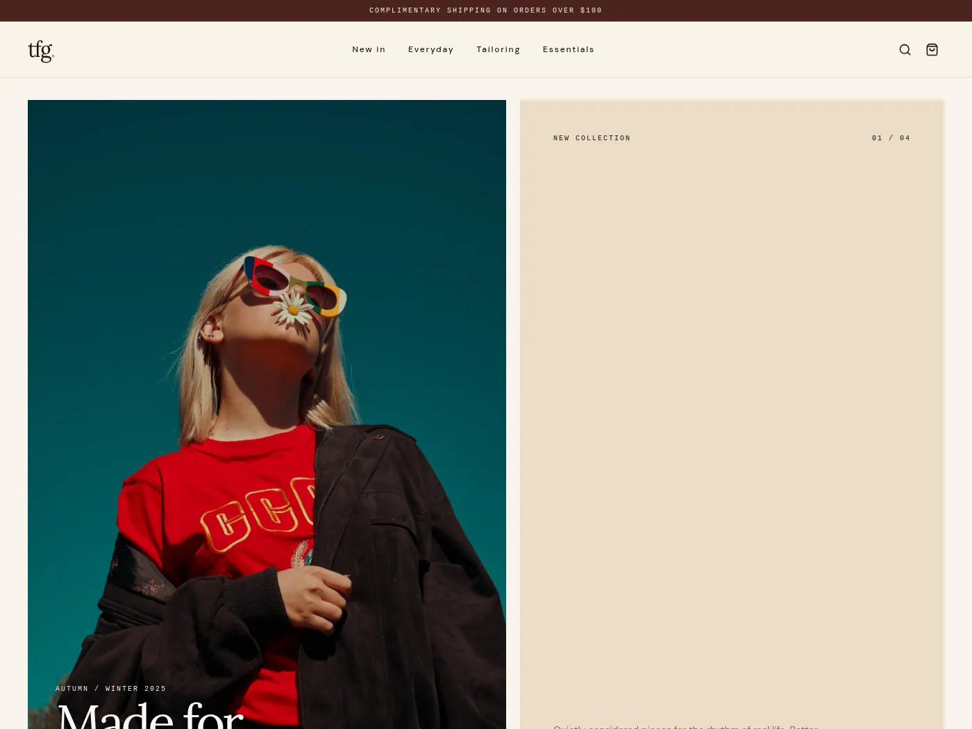 TFG Online Shop