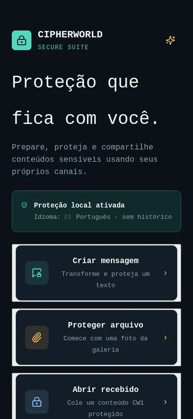 CipherWorld Secure Suite