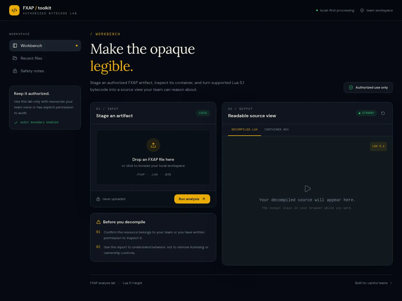 FXAP Decrypt Toolkit