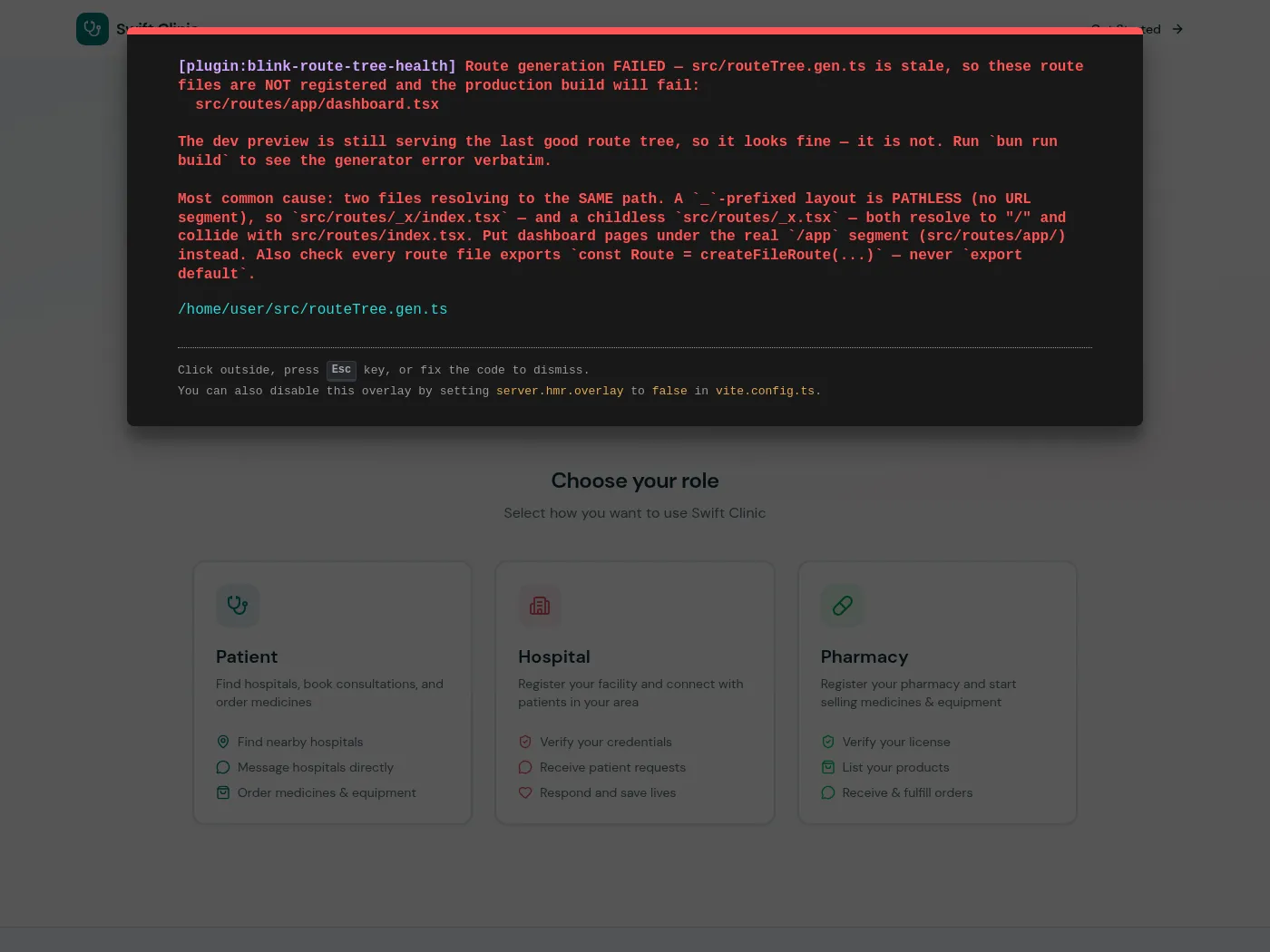 Swift Clinic Connect