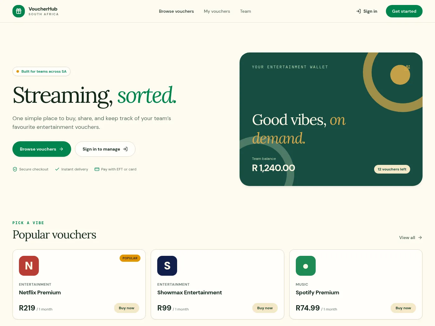 VoucherHub SA