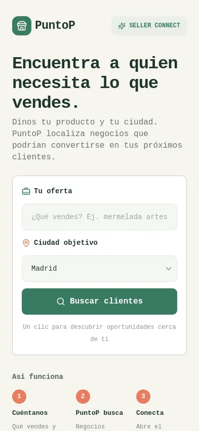 PuntoP Seller Connect