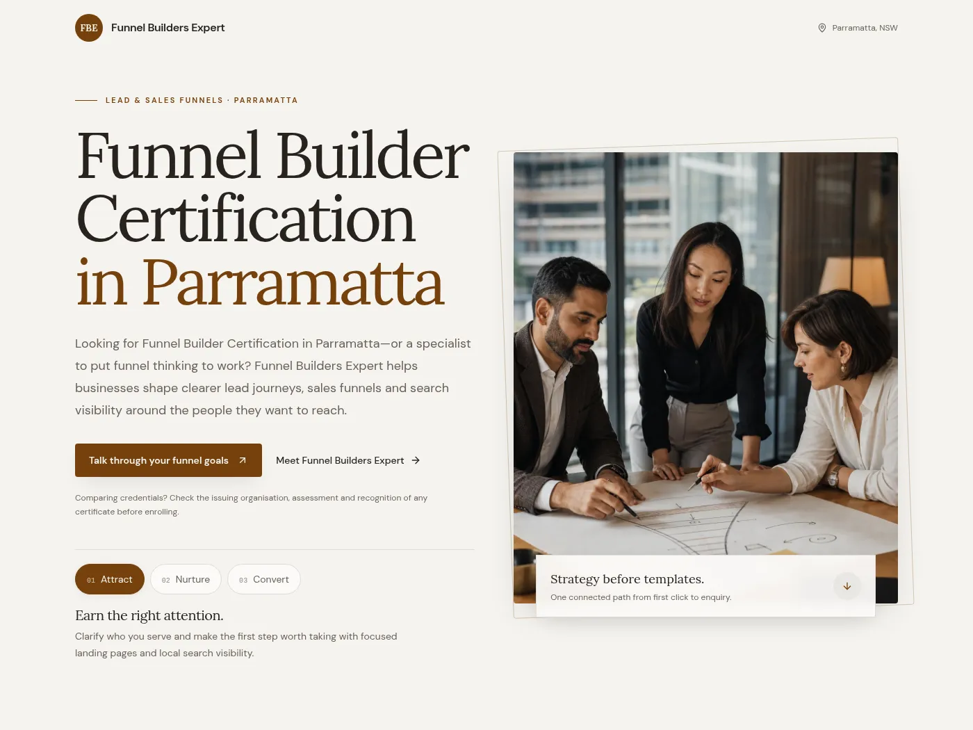 SEO Funnel Builder Landing