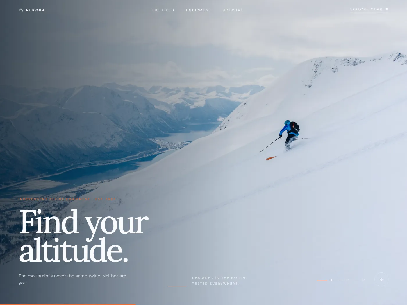 Majestic Skiing Brand Site