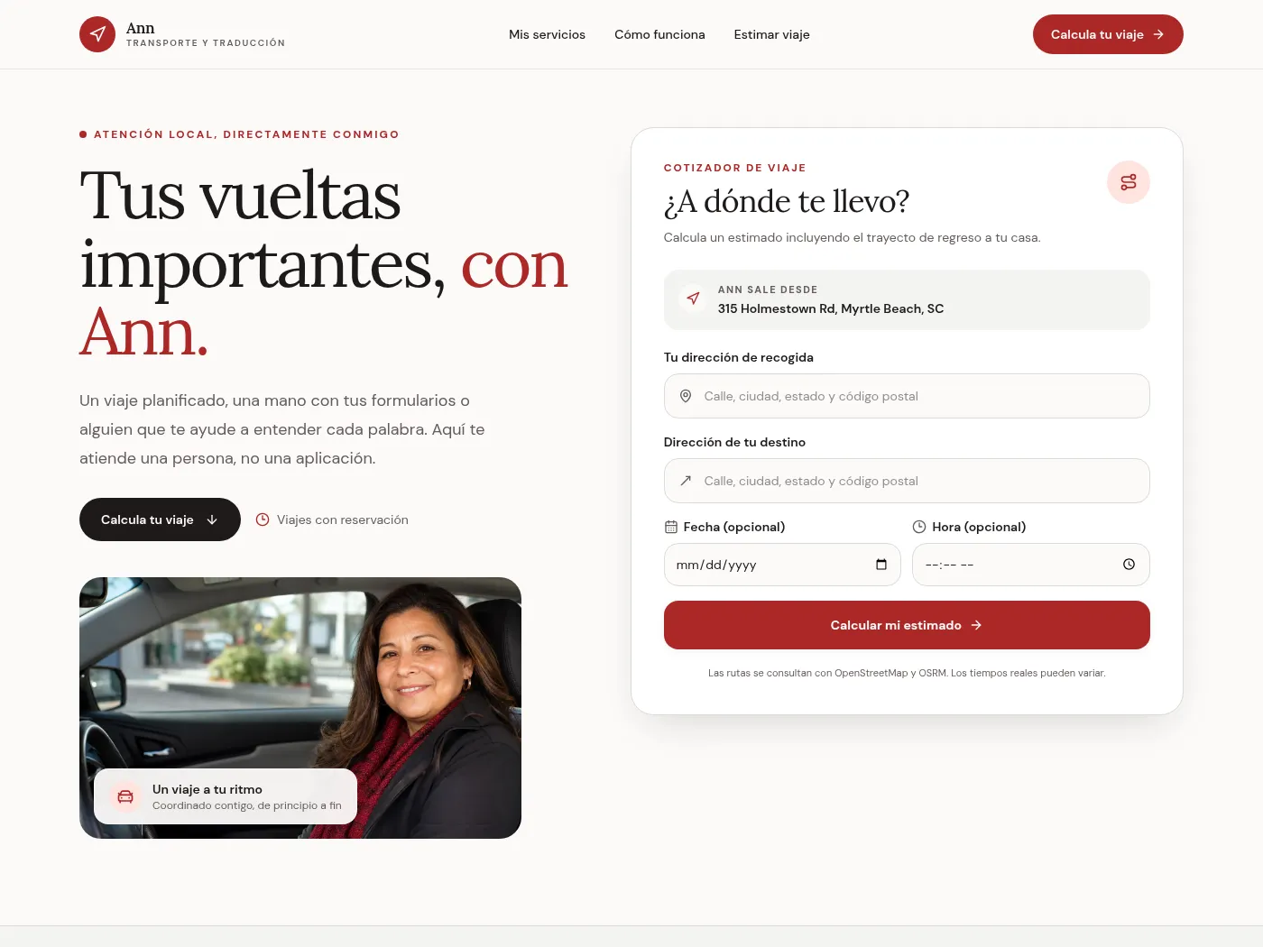 Transporte Ann Web