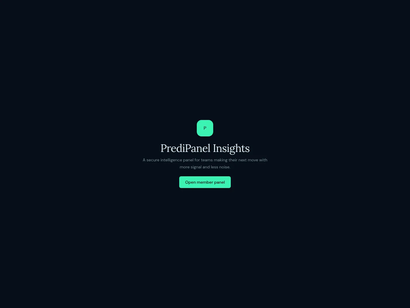 PrediPanel Insights