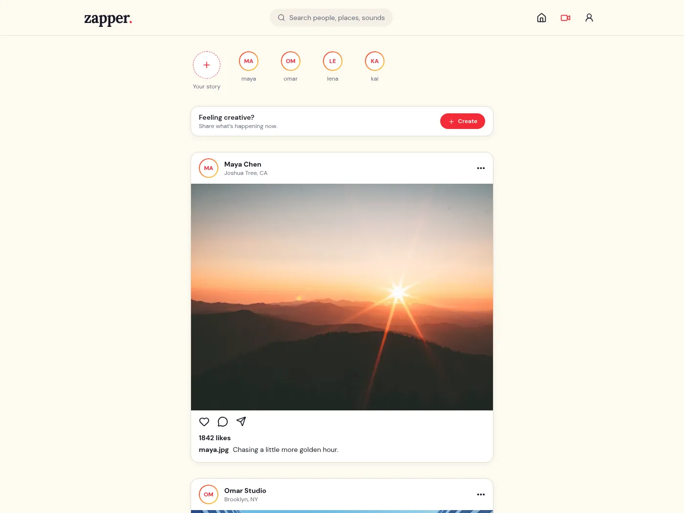 Zapper Social Hub
