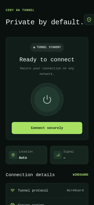 HA Tunnel Connect