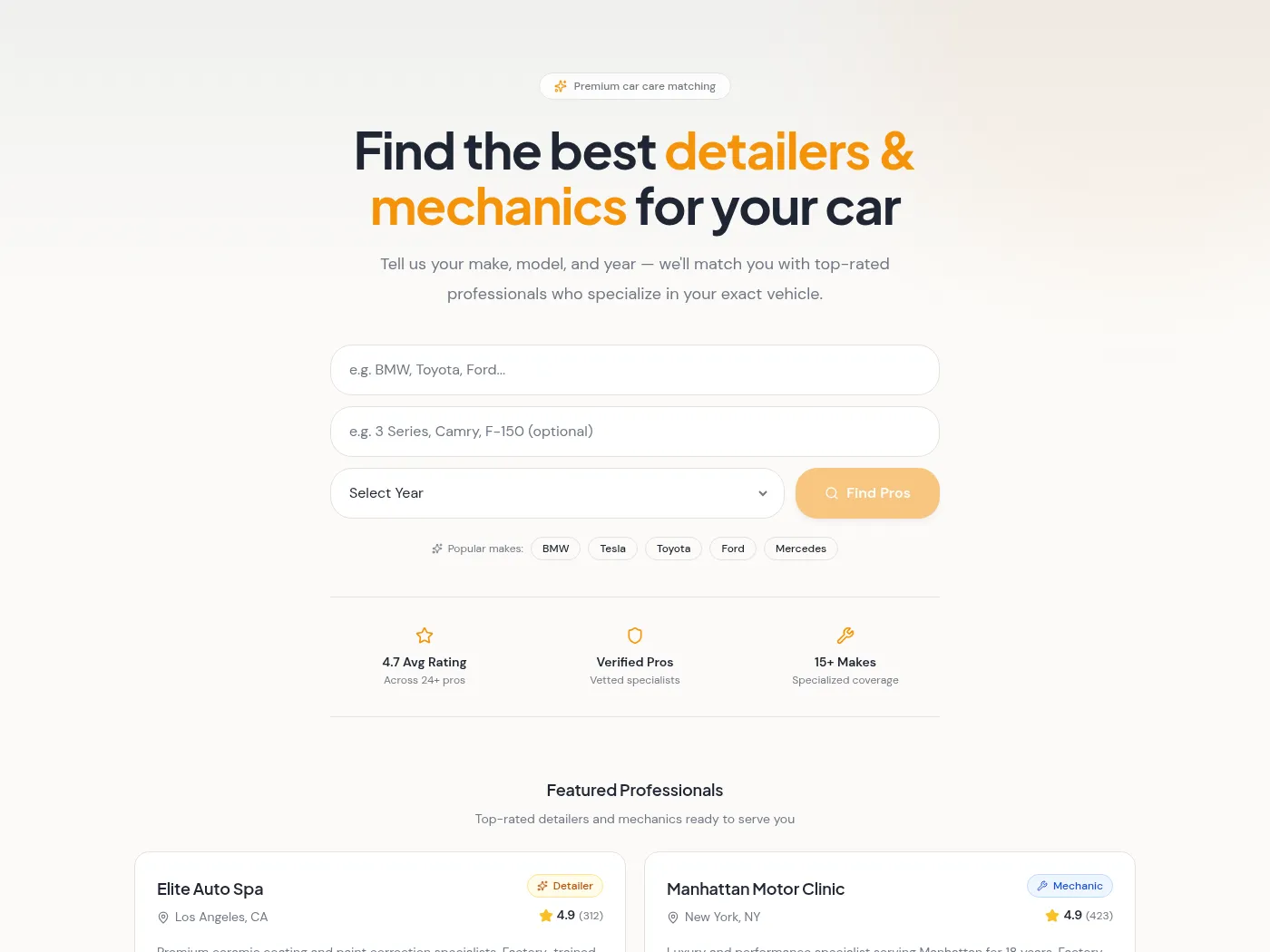 AutoPro Finder
