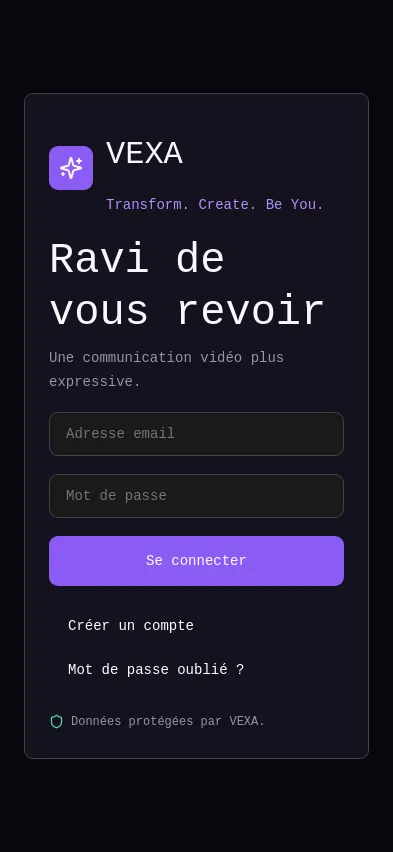 VEXA AI Video Platform