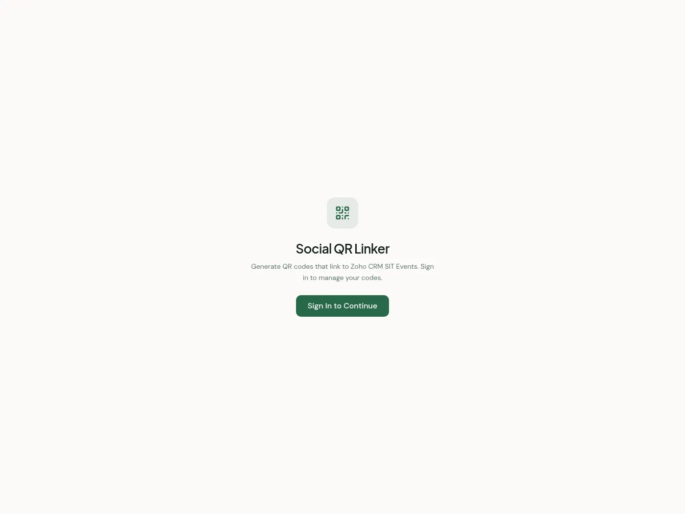 Social QR Linker