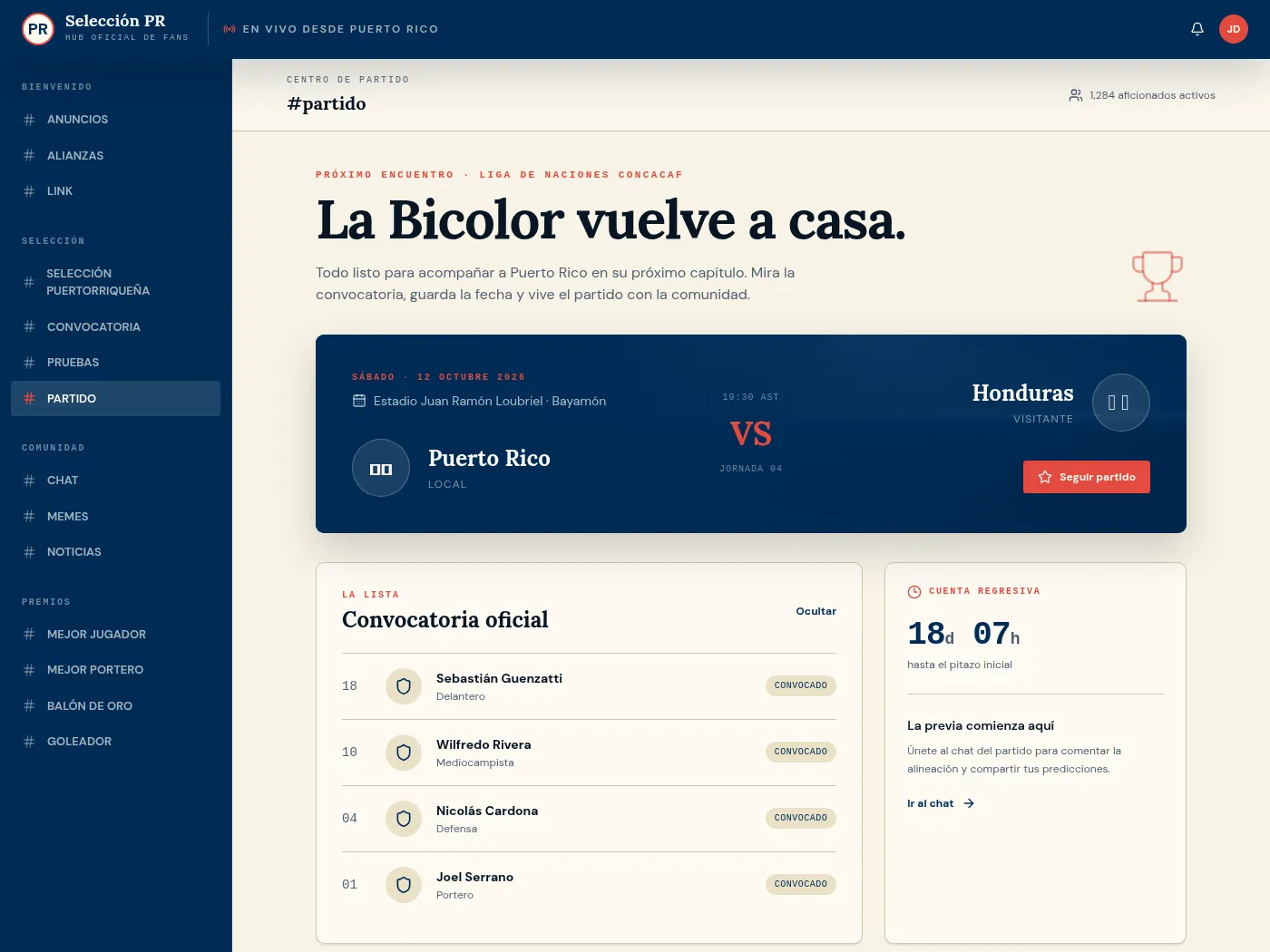 Selección PR Hub