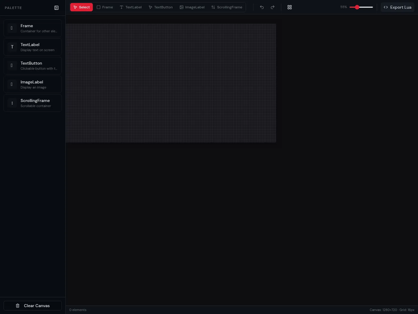 Roblox GUI Builder