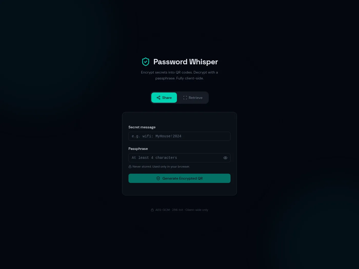 Password Whisper